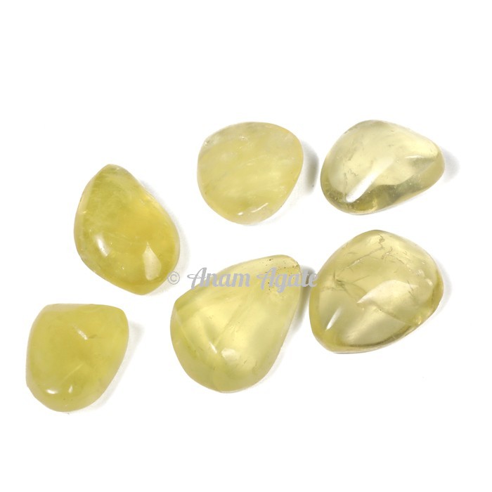 Lemon Quartz Tumbled Stones At Affordable Prices